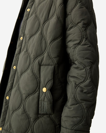 Women's Kambaba Green Witton Quilted Shacket – Hunter Boots UK