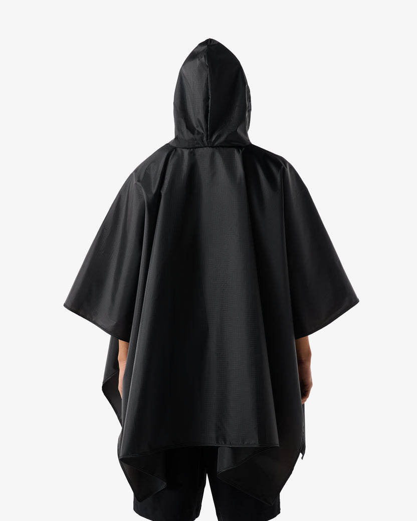 Unisex Black Packable Poncho – Hunter Boots UK