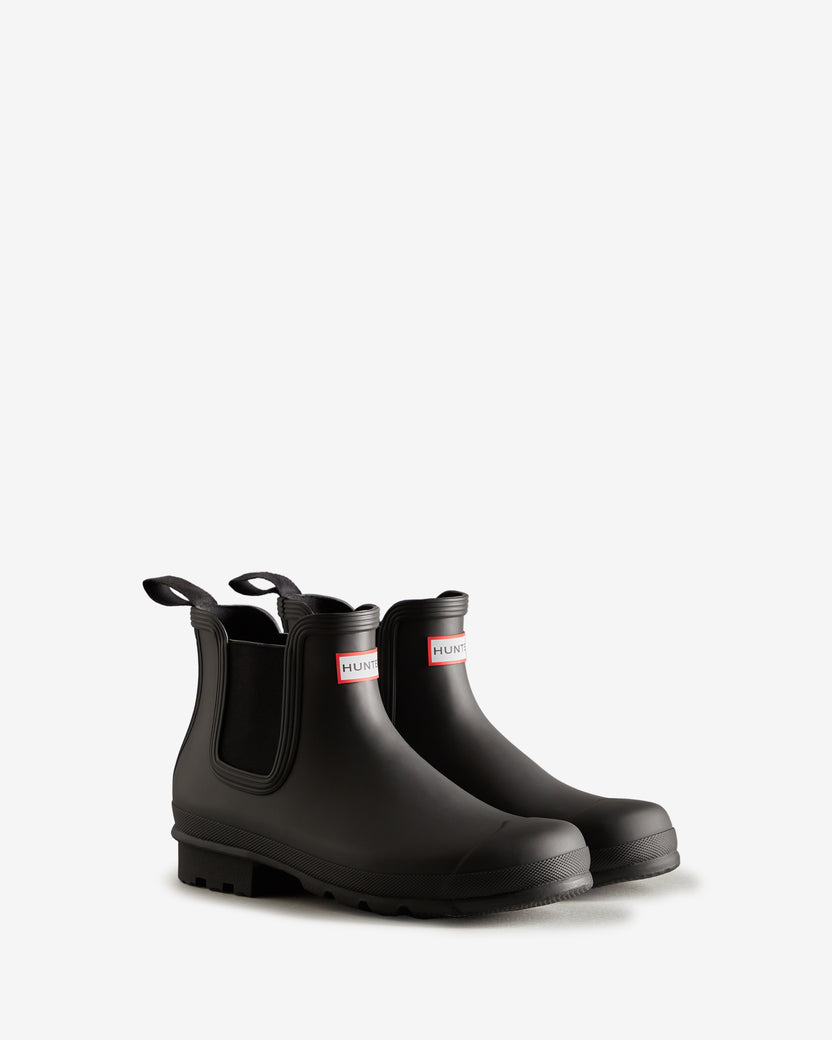 Men's Black Original Chelsea Boot – Hunter Boots UK
