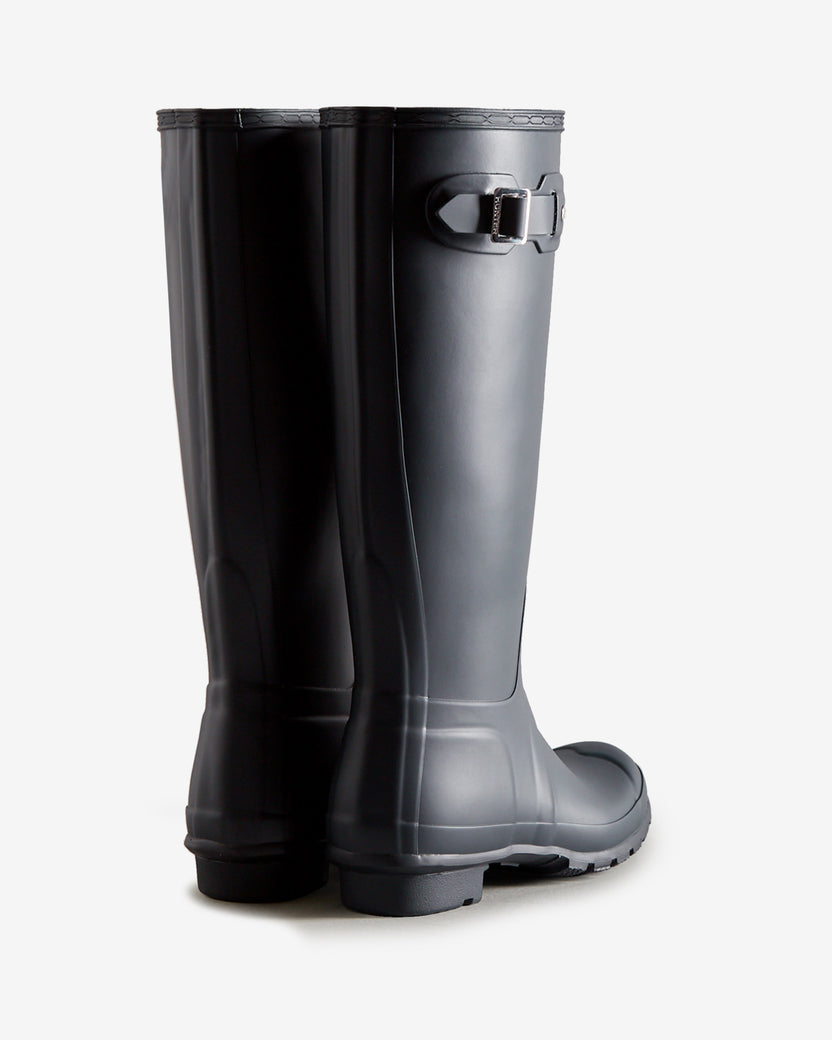 Women's Navy Original Tall Wellington Boot – Hunter Boots UK