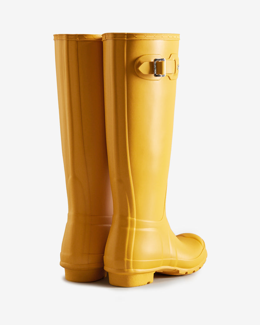 Women's Yellow Original Tall Wellington Boot – Hunter Boots UK