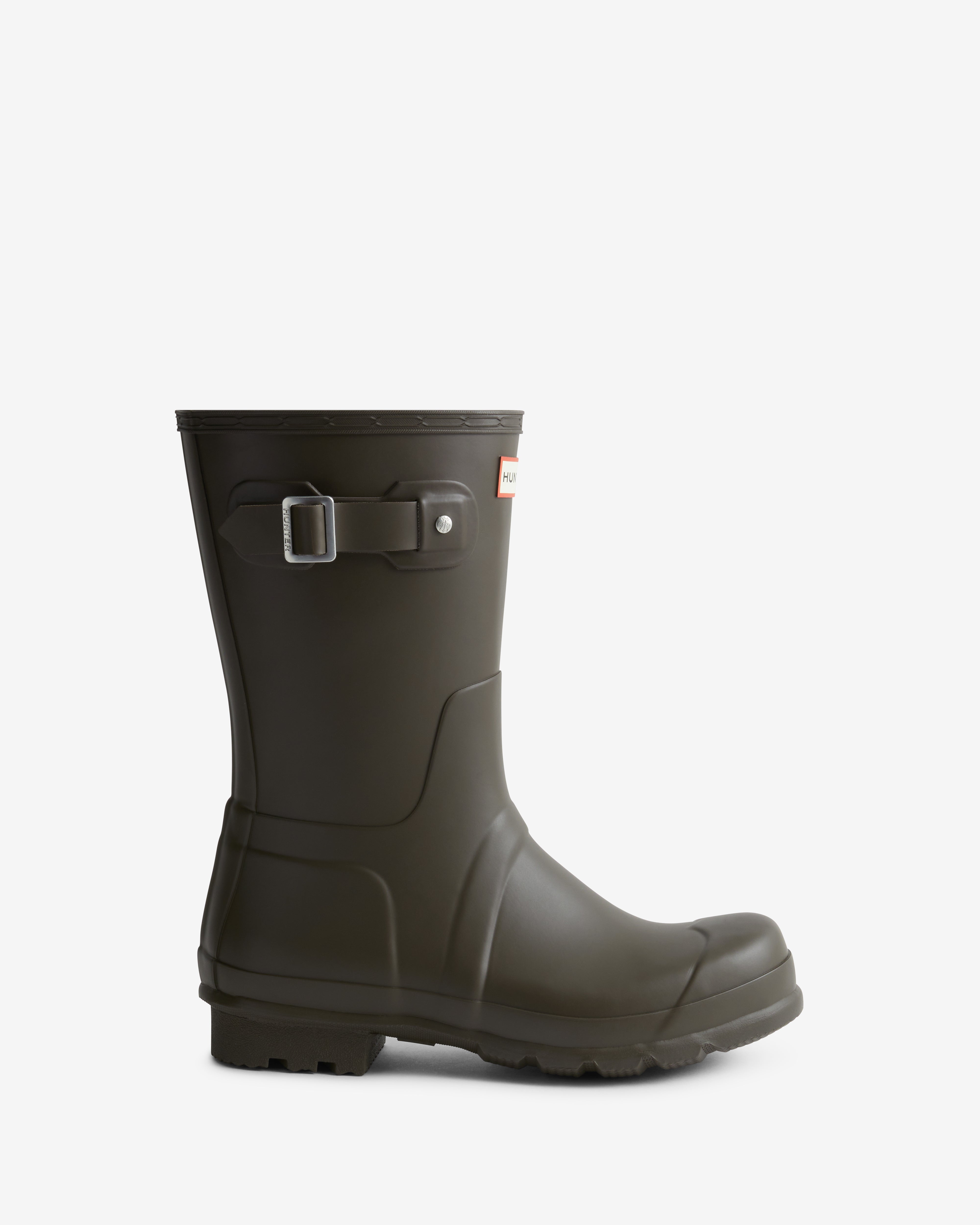 Men's Chocolate Brown Original Short Wellington Boot – Hunter Boots UK