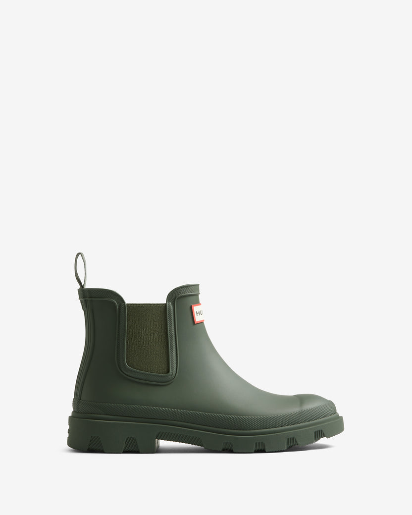 Unisex Dark Olive Downpour Chelsea Boot – Hunter Boots UK